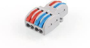 POWER CONNECT 2 IN-4 Out Universal Cable Connector (SET OF 10) Push-in ...