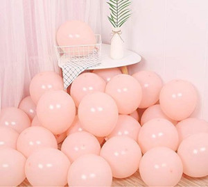 Flipkart.com | Jolly Party Solid Pastel Peach Balloons Latex Party ...