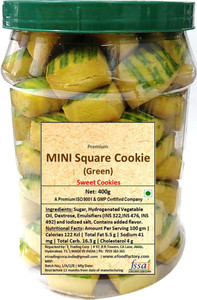 Veg E Wagon Mini Square Cookie Green 400 g Cookies Biscuit Price in ...