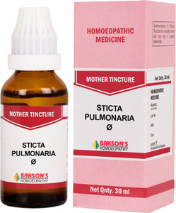 Bakson's Homoeopathy Sticta Pulmonaria Q Mother Tincture Price in India ...