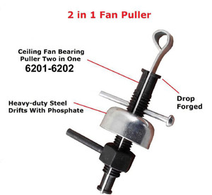 EmmEmm Heavy 2 in 1 Fan Bearing Puller for 6201-6202 Lever Tool Price ...