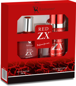 Buy RAMSONS Red Zx Gift Pack Eau de Parfum - 300 ml Online In India ...