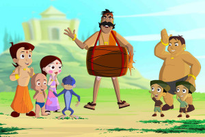 Cute Kids Cartoon Poster|"Chhota Bheem" Decorative Wall Poster For Kids ...