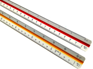 Flipkart.com | GLNRM Triangle Scale Ruler 12 Inch Long Plastic Drafting ...