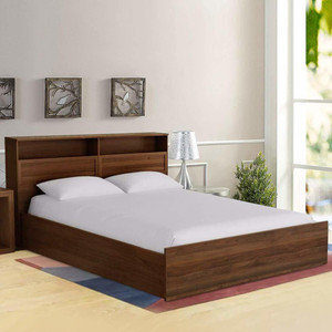 Brickwud Nurako Engineered Wood Bed - Queen Size Bed with Box Storage ...