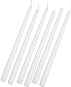 Floryn decor White Taper Candles | Dripless Cande|10-Inch Long Candles ...