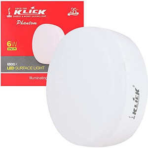 KLICK 6 Watt Round LED Downlight Ceiling Light for Home & Offices (Red ...