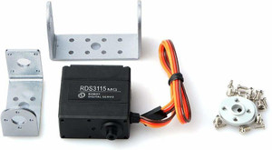 Indian Hobby Center RDS3115MG 15KG Large Torque 180 Degree Servo motor ...