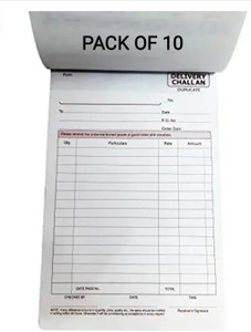 R K SALES Delivery Challan book R K Delivery Challan book, No. 3, 50 ...