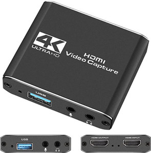 Etzin HDMI Audio Video Capture Card 4K Ultra HD HDMI VIDEO CAPTURE ...