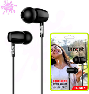 Rh Pvt Ltd Target Wired Earphone With High Deep Bass,in built Mic ...