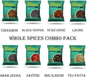 SUNRISE FARMER Masala Combo Pack of Eight spices(25*8) Price in India ...
