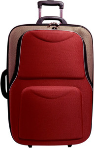 mva STYLISH MAROON POCKET 20'' TROLLEY BAG/SUITCASE/CHECK IN LUGGAGE ...
