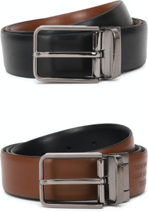 Allen Solly Men Formal Brown Genuine Leather Reversible Belt Brown ...