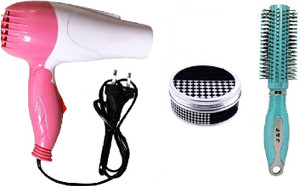 J & F Professional Round Roller Hair Styling Comb With Super Quality ...
