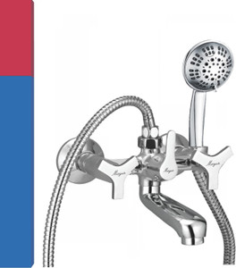 MAYUR ÖCICH WALL MIXER-TELEPHONIC {HEAVY DUTY} W. 5-FLOW SHOWER SET ...