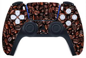 GADGETSWRAP 2005SHFL-686 coffee beans dark PS5 Controller Skin Gaming ...