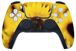 GADGETSWRAP 2005SHFL-310 beautiful sunflower PS5 Controller Skin Gaming ...