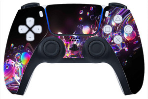 GADGETSWRAP 2005SHFL-720 colorful iridescent bubbles PS5 Controller ...