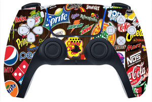GADGETSWRAP 2005SHFL-450 brands logos PS5 Controller Skin Gaming ...