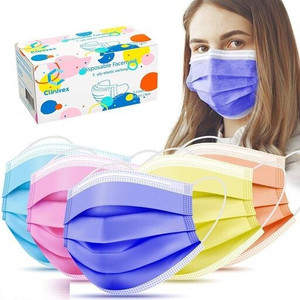 DM Eco Multi-Colored Disposable Face Masks 3 Ply Surgical Face Mask ...