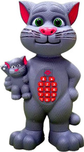 Paras intelligent touching talking tom cat and baby with talk back ...