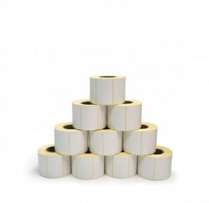 Shreyans 2x1 inch (55x25 mm) Direct Thermal Label Pack of 10 Thermal ...