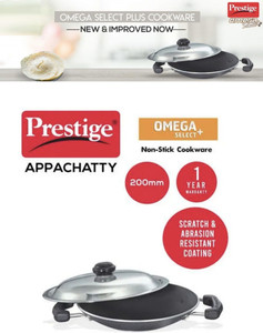 Prestige Omega Select Plus Aluminium Non-stick Deep Appachatty with Lid ...