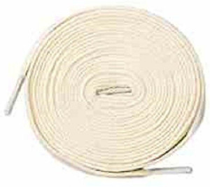 COBLER Sail cream Flat Shoe lace for all types of sneakers Shoe Lace ...
