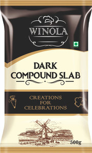 Winola Dark Compound Slab- Dark Baking Chocolate Bars for Chocolate ...