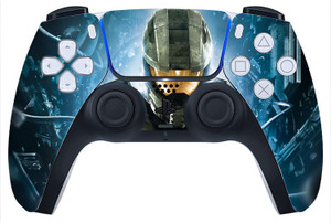 GADGETSWRAP 2005SHFL-1819 master chief PS5 Controller Skin Gaming ...