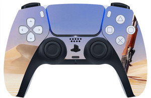 GADGETSWRAP 2005SHFL-1382 gun in sand PS5 Controller Skin Gaming ...