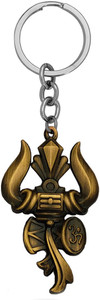 M Men Style Antique Gold Lord Shiv Om Trishul Keyring Key Chain Price ...