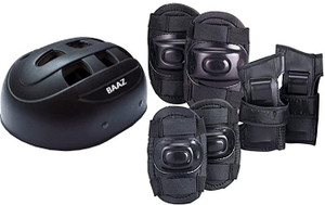 BAAZ Skating Protection Kit - Helmet + Elbow Guard + Knee Guard + Hand ...