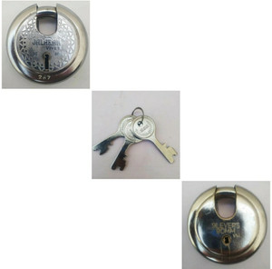 Any Fashion Jalaram Branded combo of 2 locks (90mm) with 3 keys each ...