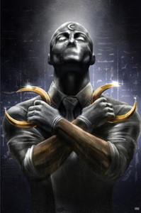 Moon Knight Mr. Knight Poster 18 x 12 inch 300 GSM Paper Print - Movies ...