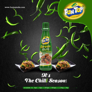 mn star FUNTOP PREMIUM QUALITY GREEN CHILLI SAUCE Sauce Price in India ...