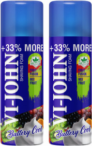 VI-JOHN Shave Foam- Fruit fusion (Pack of 2) Price in India - Buy VI ...