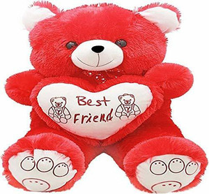 Bachpan Best Friend wishes red teddy bear soft huggable toy for kids ...