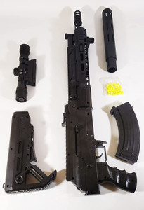 ZillionBillion 92 cm long toy gun with googles cap bb bullets Darts ...