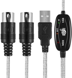 TECHGEAR Power Sharing Cable 1.5 m USB Midi Cable Lead Adaptor for ...