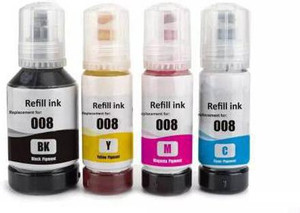 TECHNART Epson 008 pigment ink Ecotank L6460 Black + Tri Color Combo ...