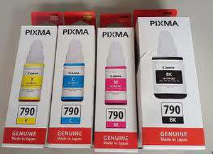 PRINTING INK 790 COMBO PIXMA Black + Tri Color Combo Pack Ink Cartridge ...