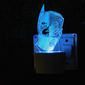kampbros BATMAN Acrylic 3D Illusion RGB 7 Colour Changing LED Plug and ...