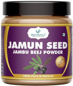biovedika Jamun Seed Powder | Jambu Beej | Rich in Vitamin A and C ...