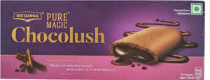 BRITANNIA Pure Magic Chocolush Cream Sandwich Biscuit Price in India ...
