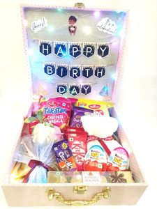 Uphar Creations Birthday Pine Gift hamper With LED Lights | Gifts ...