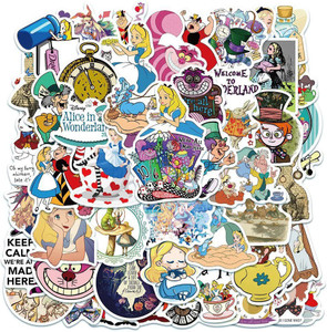IDREAM Disney Cartoon Movie Stickers Alice in Wonderland Vinyl Sticker ...