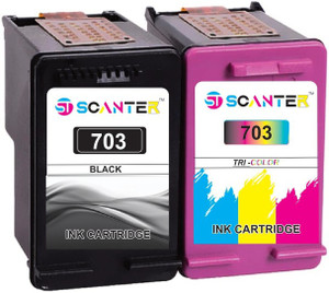 ST-SCANTER 703 Combo Ink Cartridge with HPP Deskjet Ink Printer K109a ...