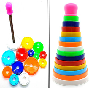 Dynamic Retail Global Stacking Rings Stacking Toys for Kids, Baby ...